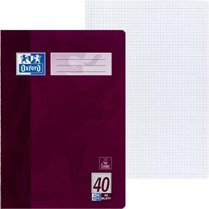 OXFORD 100050325 - Schule Schulheft A4, 32 Blatt, Lineatur 7 (kariert 7 ...
